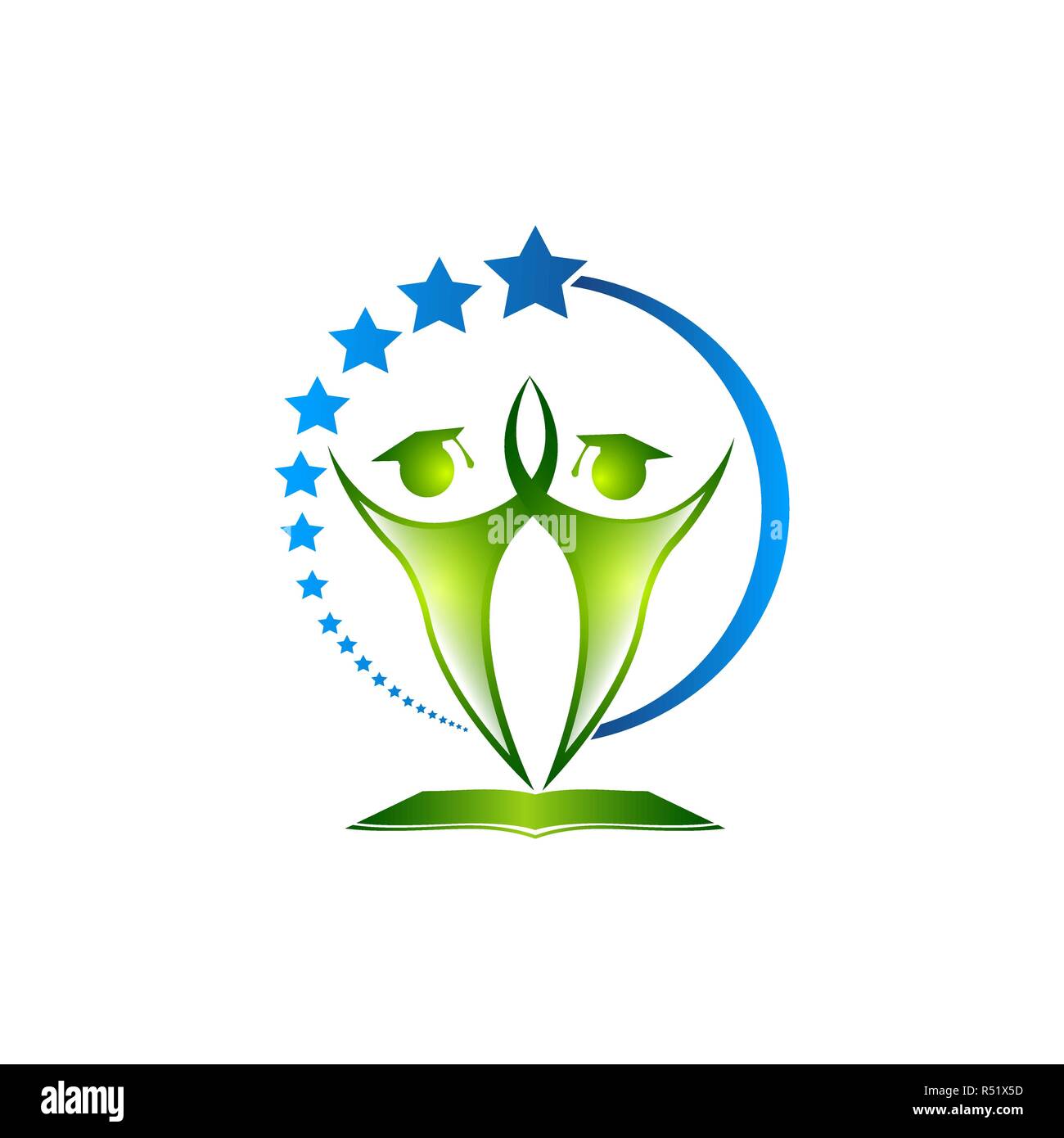 Scientist community logo Stock Vector Images - Alamy