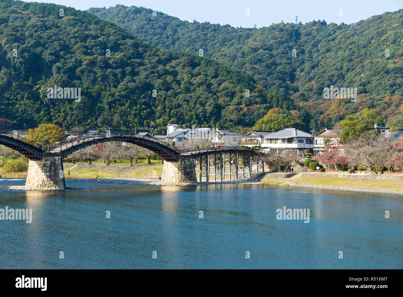 Traditional Kintai Bridge in Japan Stock Photo - Alamy