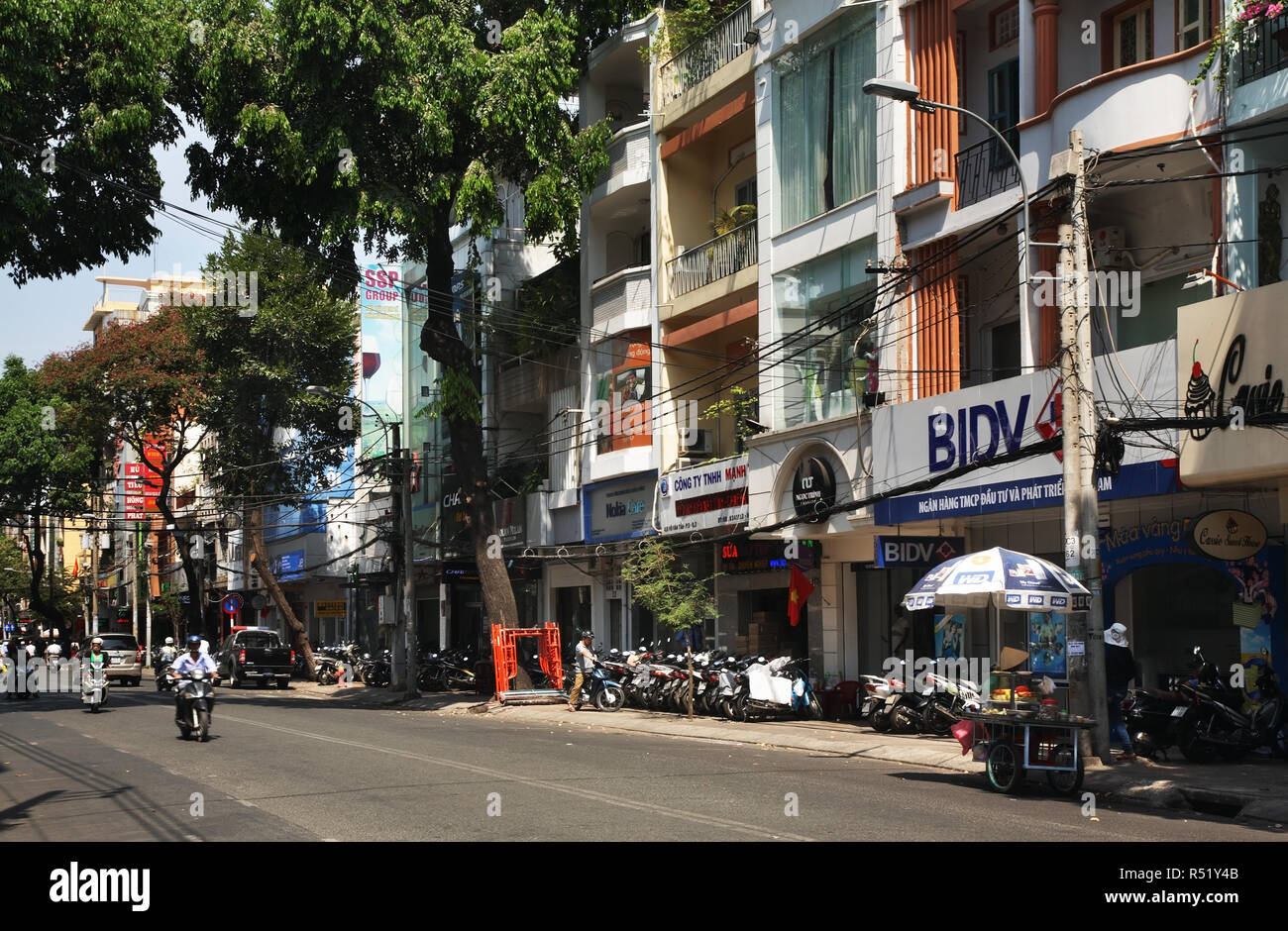 Street in Ho Chi Minh. Vietnam Stock Photo - Alamy
