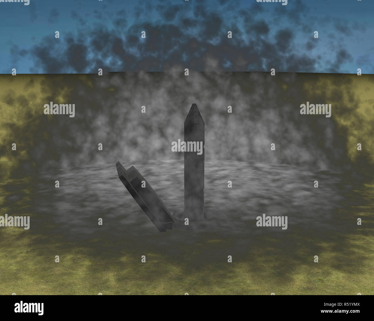 intercontinental ballistic missile at take-off Stock Photo - Alamy