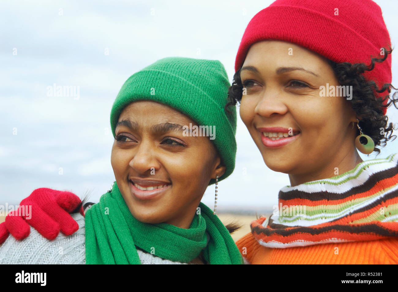Woman wearing stocking cap hi-res stock photography and images - Alamy