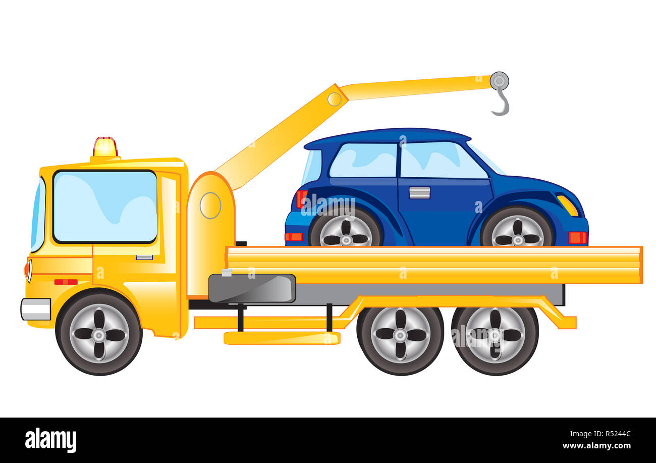 Lorry road train on Cut Out Stock Images & Pictures - Alamy