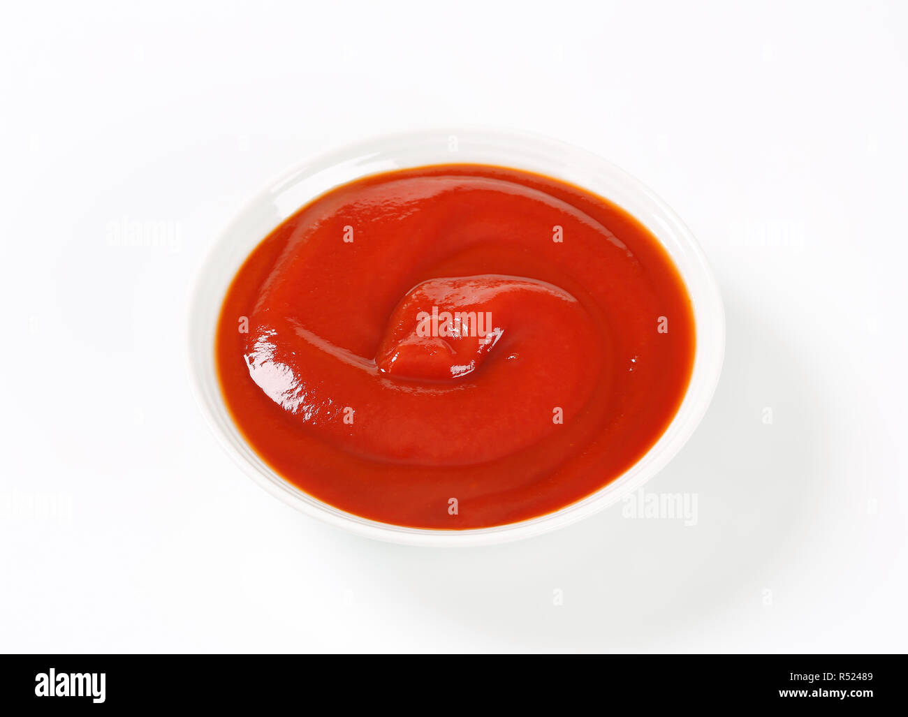Smooth tomato puree Stock Photo - Alamy