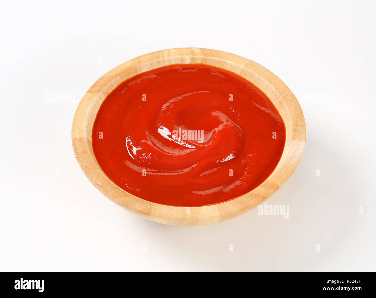 Smooth tomato puree Stock Photo - Alamy