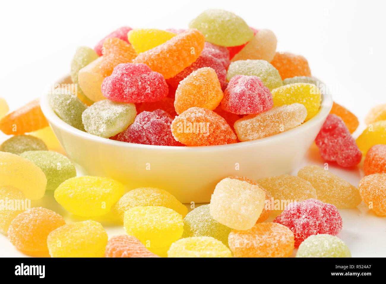 Gummy fruit candy Stock Photo - Alamy