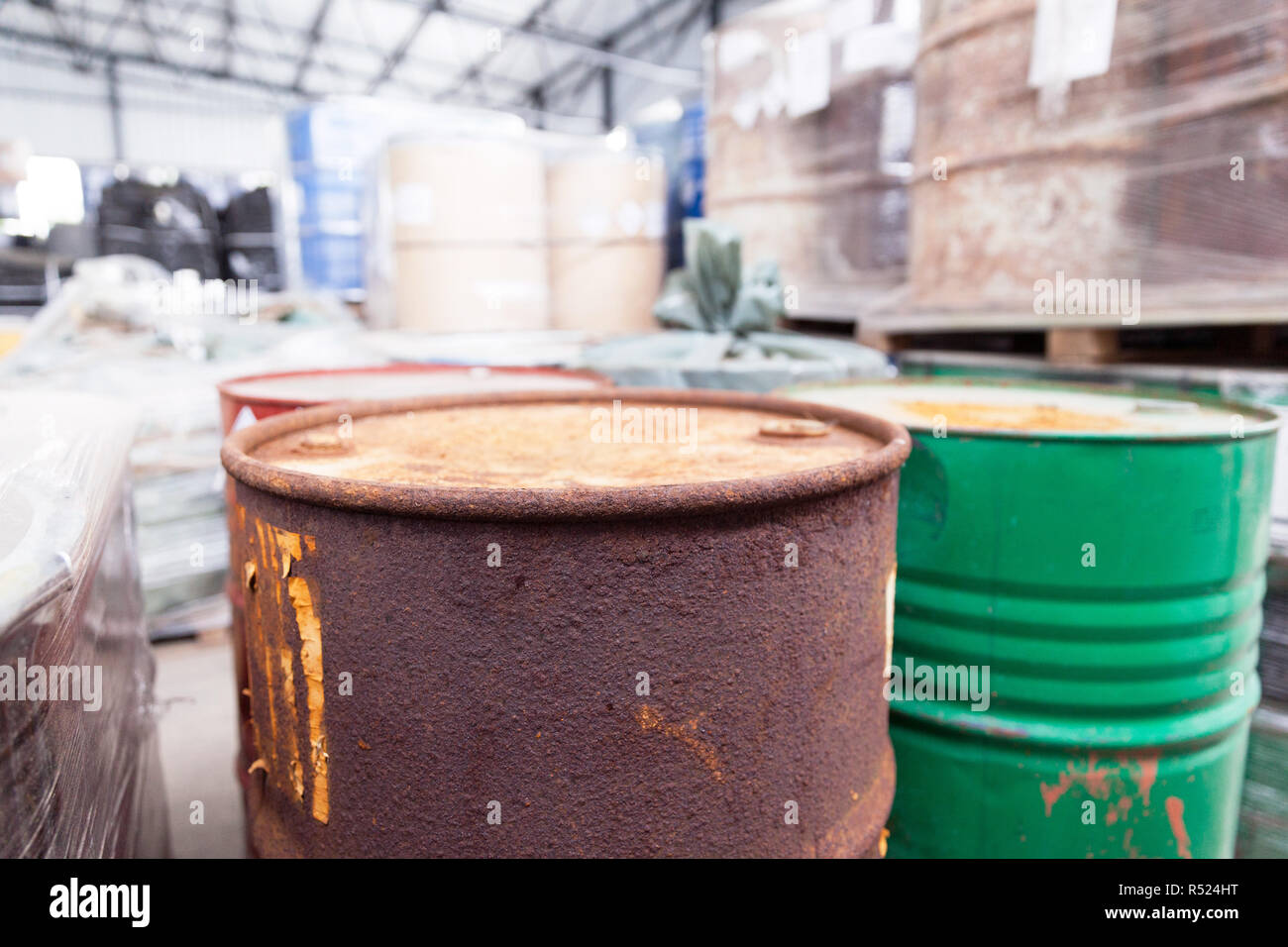 Nuclear waste barrels hi-res stock photography and images - Alamy