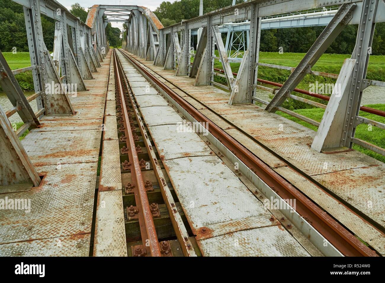 Old Railroad Bridge Stock Photo - Alamy