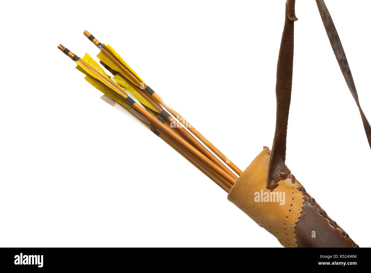 Quiver with arrows Stock Photo - Alamy