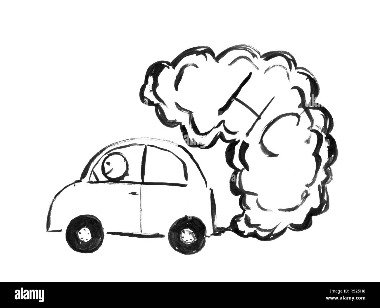 Pollution Clipart Black And White