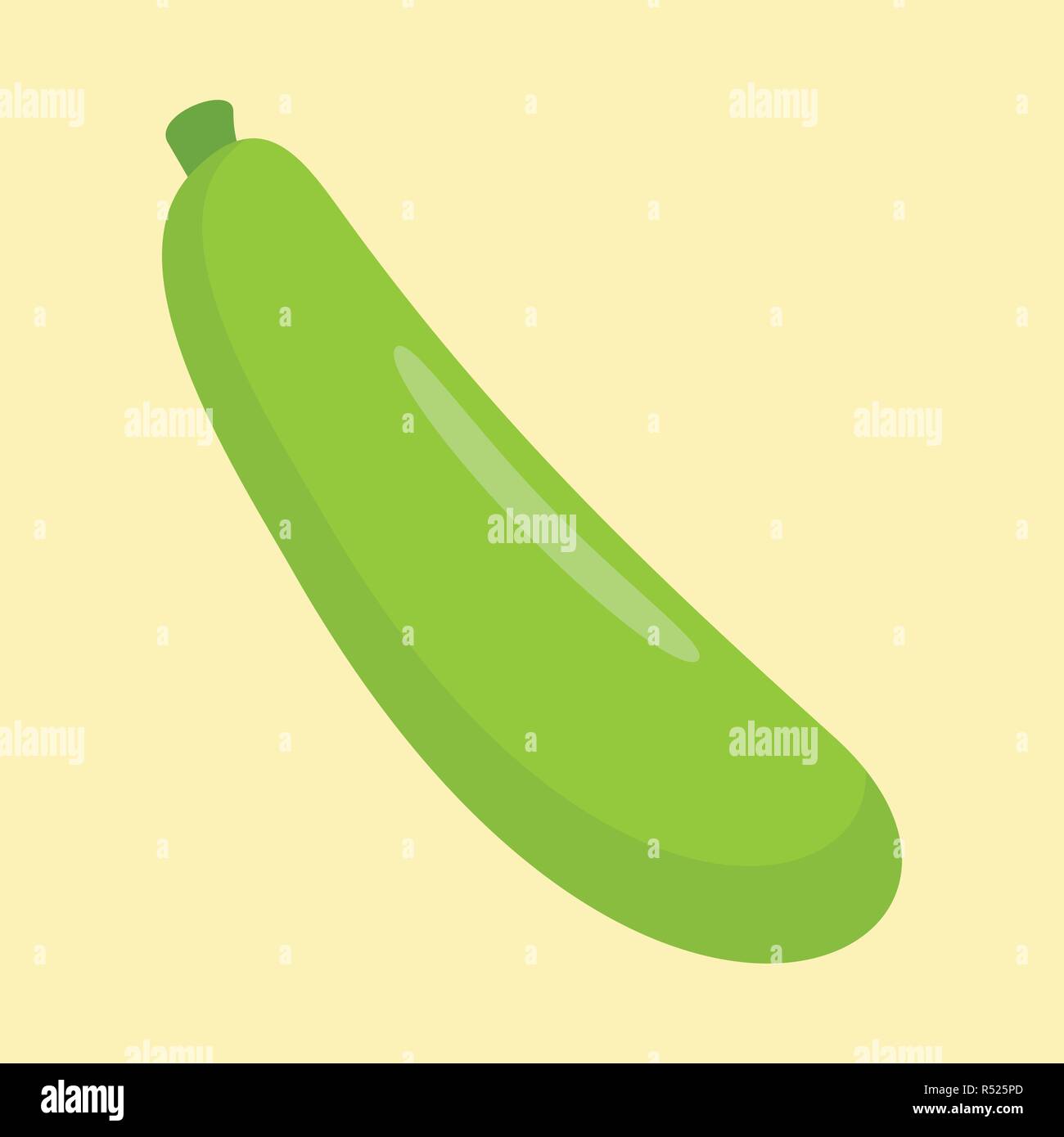 Zucchini icon. Flat illustration of zucchini vector icon for web design ...