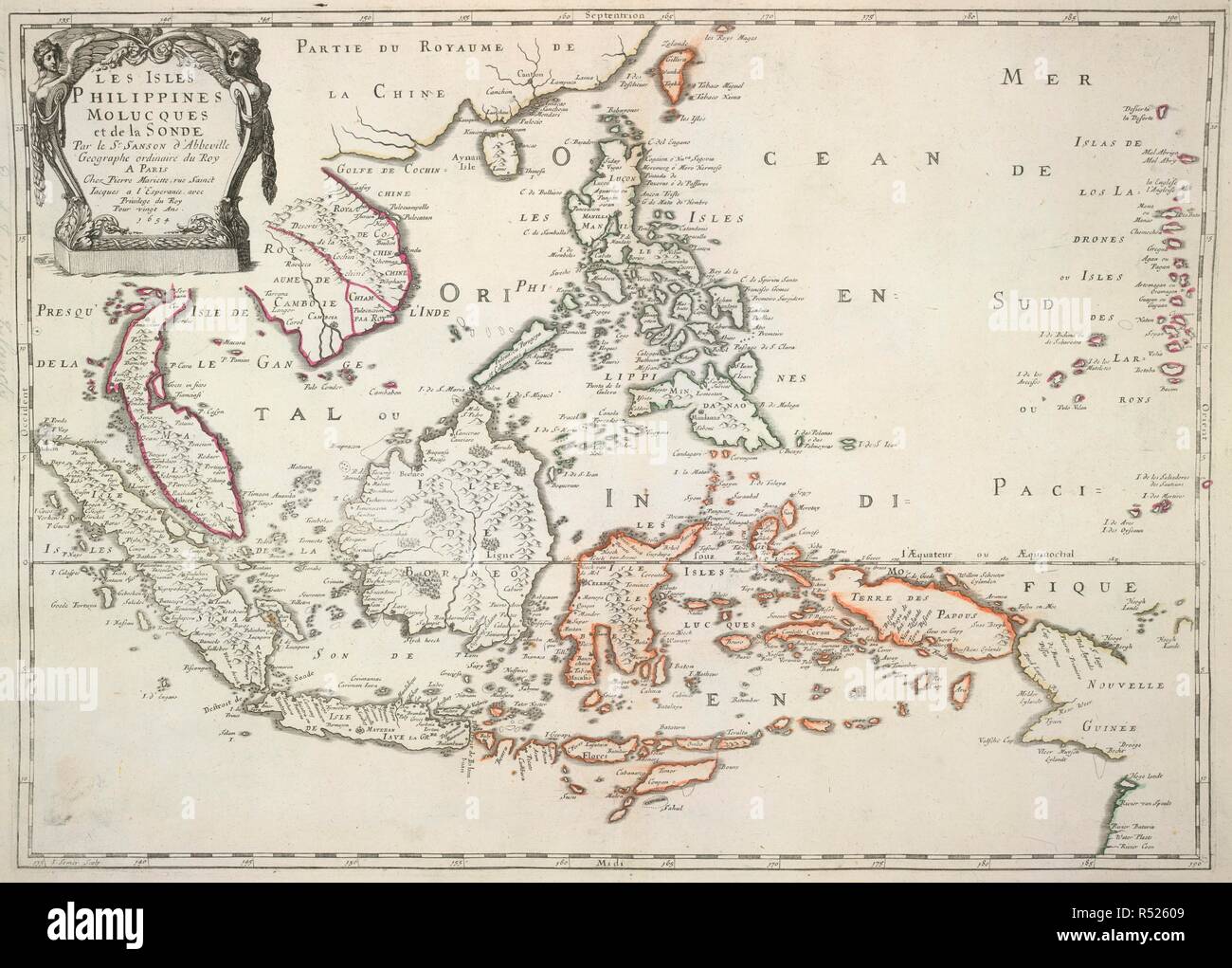 Moluccas map hi-res stock photography and images - Alamy