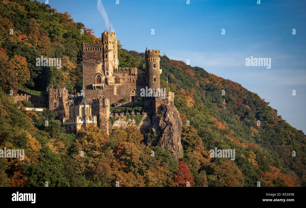 Rheinstein castle hi-res stock photography and images - Alamy