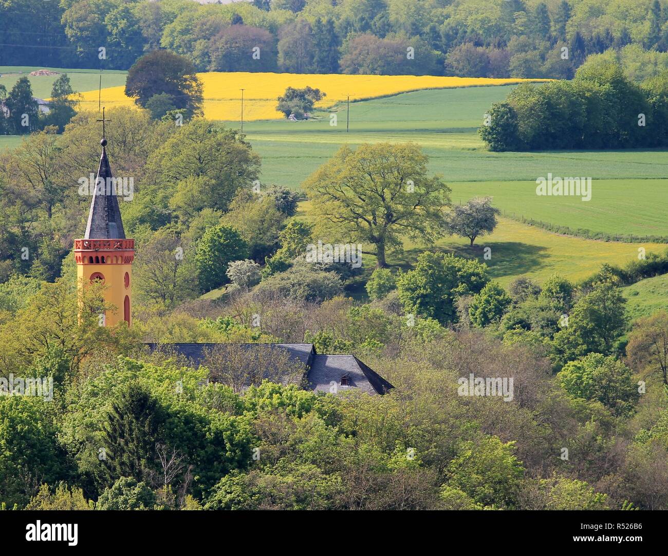 church of st. peter in the westerwald in diez Stock Photo - Alamy