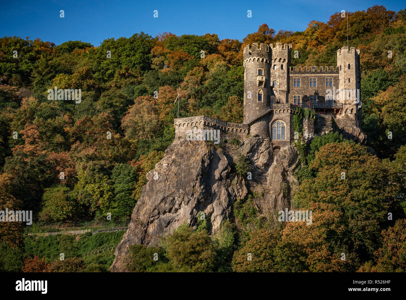 Rheinstein castle hi-res stock photography and images - Alamy
