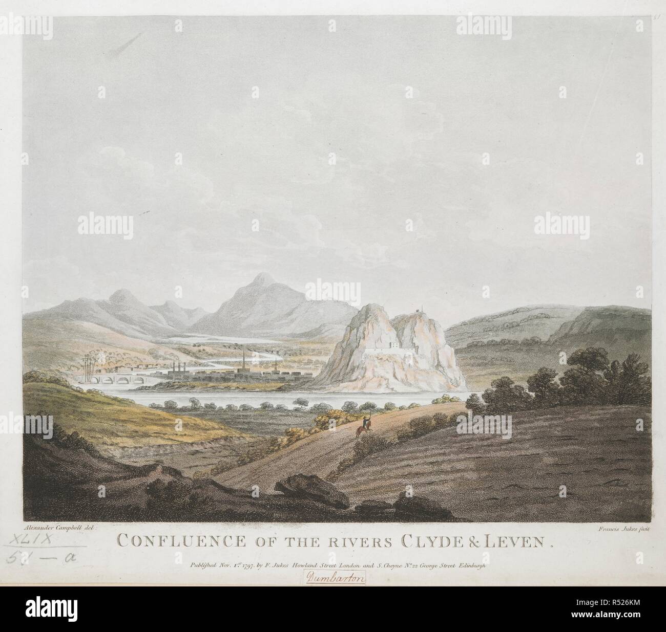 Confluence of the Rivers Clyde & Levens. View of the confluence of the ...