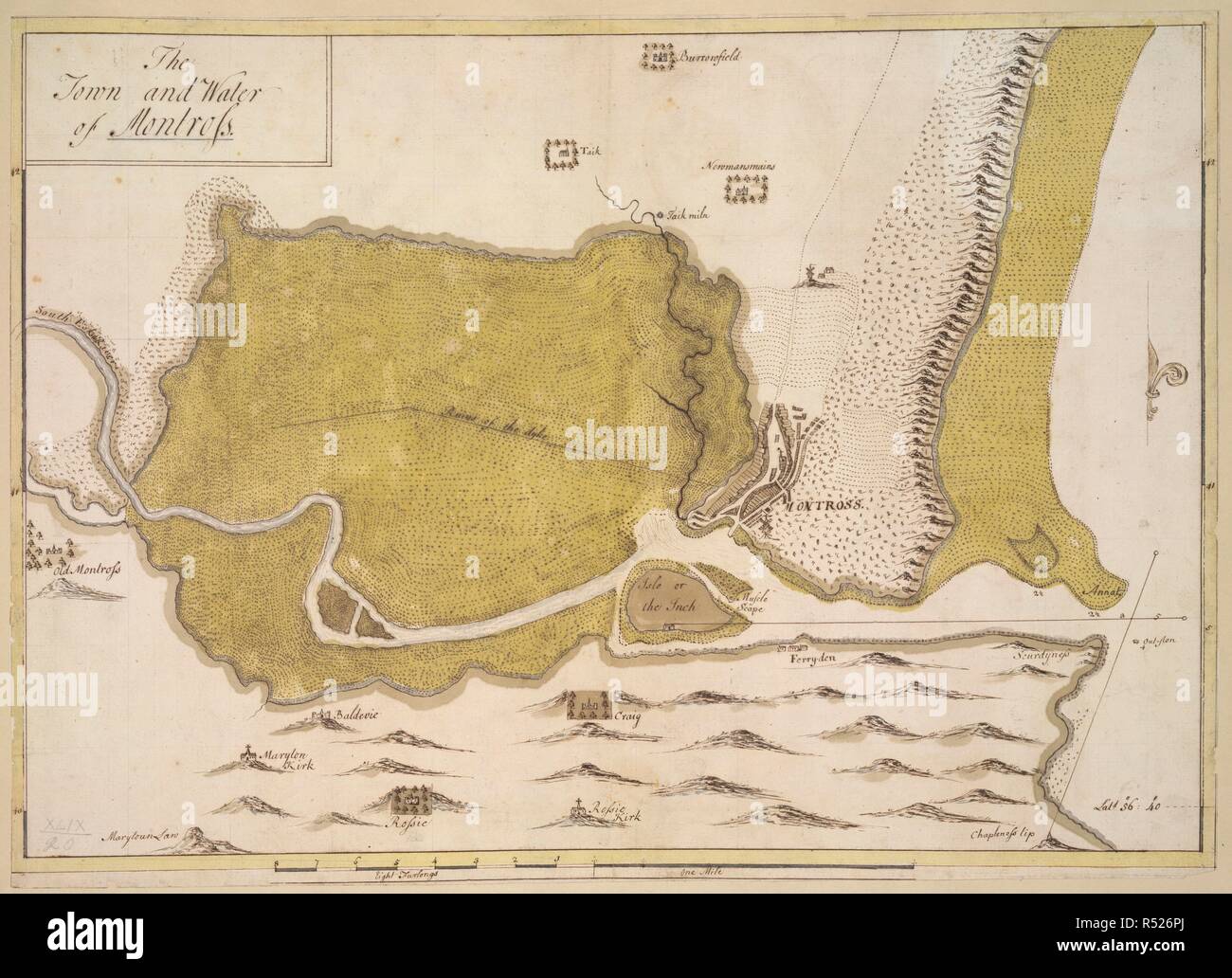 A plan of the town and water of Montrose. The Town and Water of ...