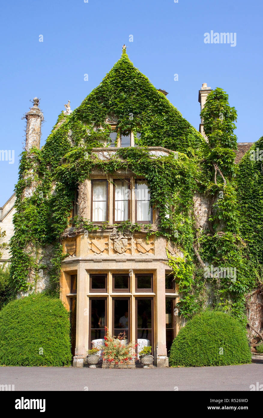 Quaint building in the Cotswold village of Castle Combe, United Kingdom ...