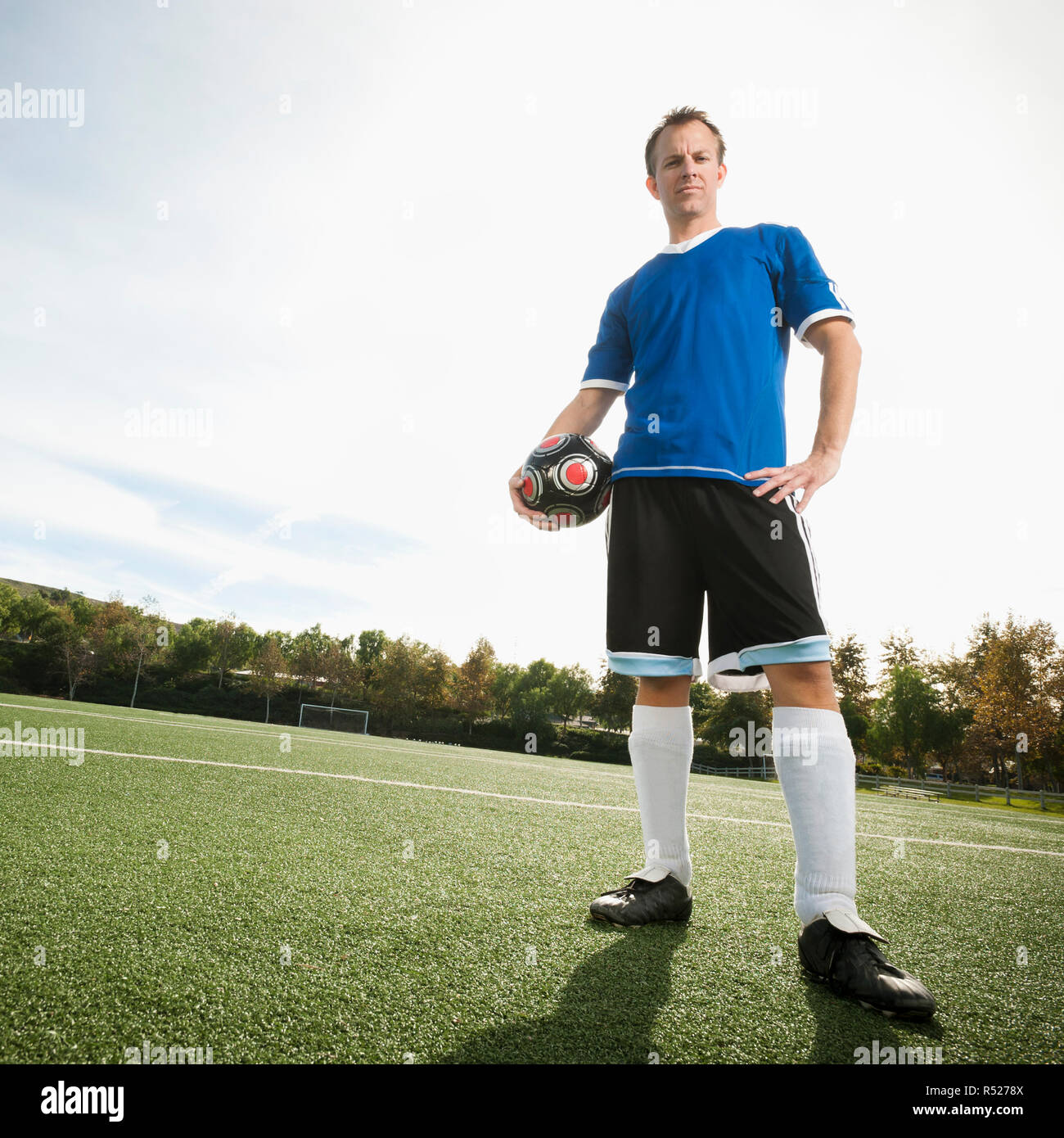 One white full front view action football hi-res stock photography and ...