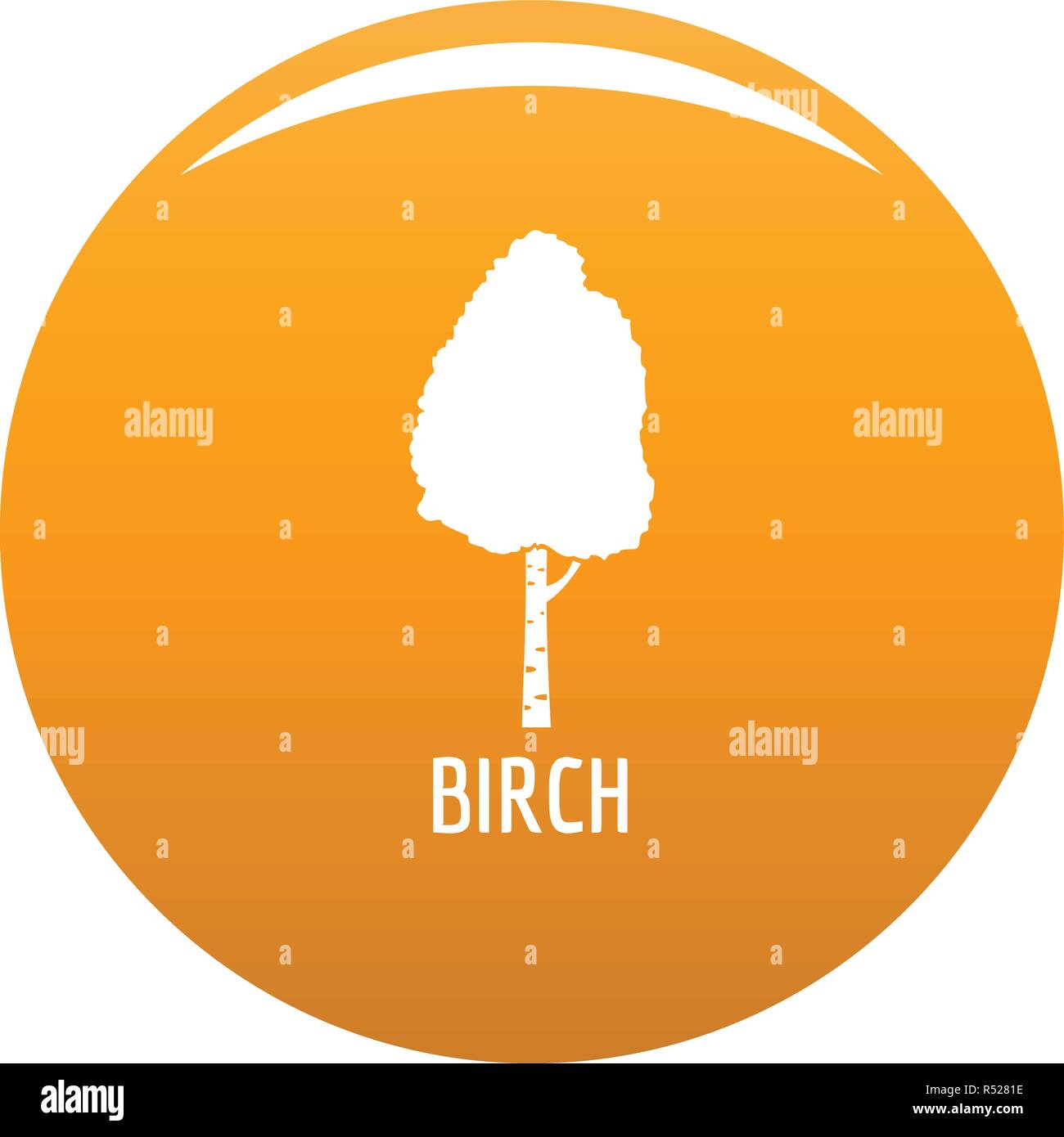 Birch tree icon. Simple illustration of birch tree vector icon for any ...