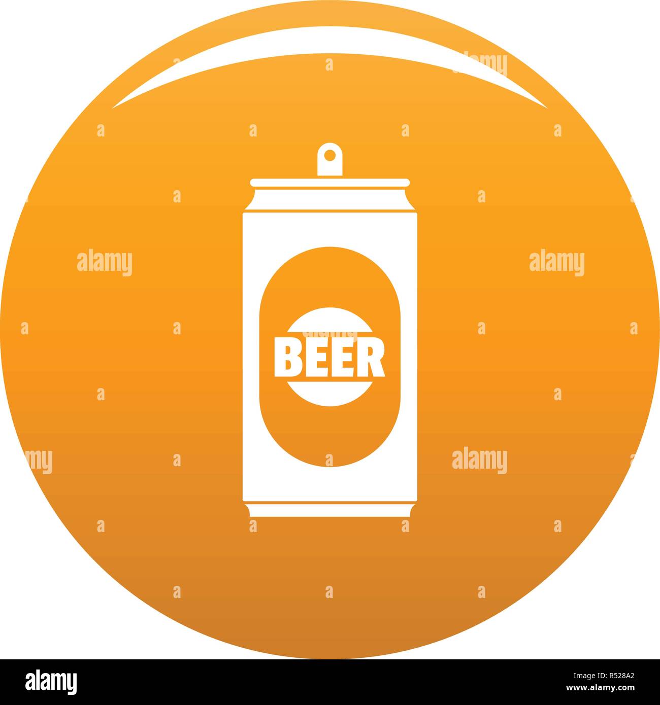 Beer can icon. Simple illustration of beer can vector icon for any ...