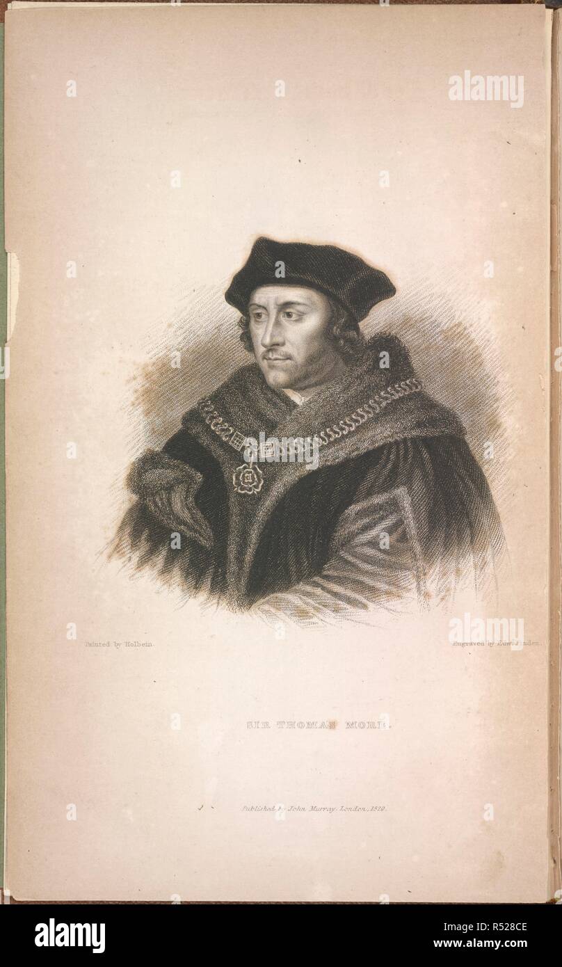 Sir thomas more second edition with plates hi-res stock photography and ...