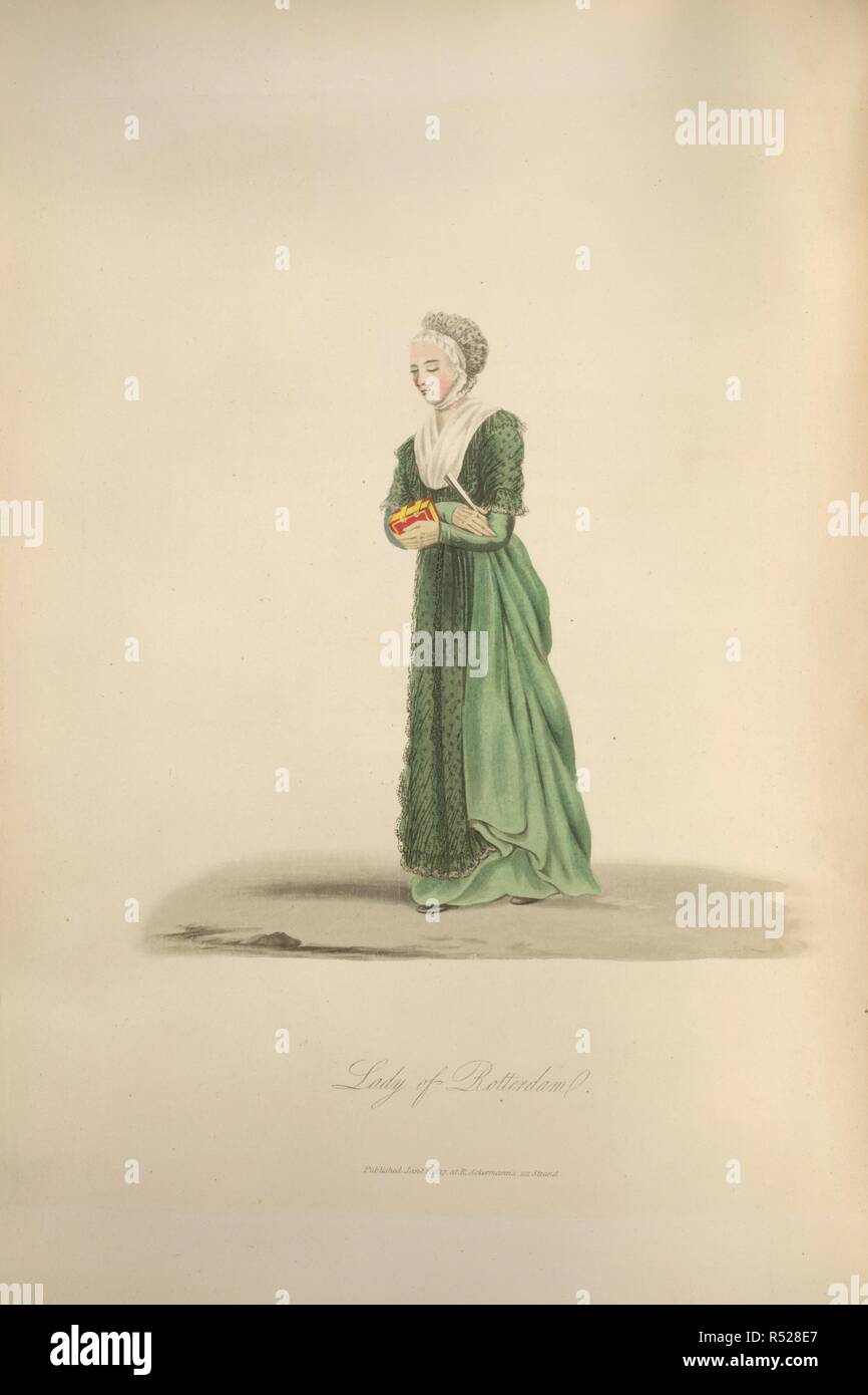 Lady of Rotterdam. The Costume of the Netherlands displayed in thirty ...