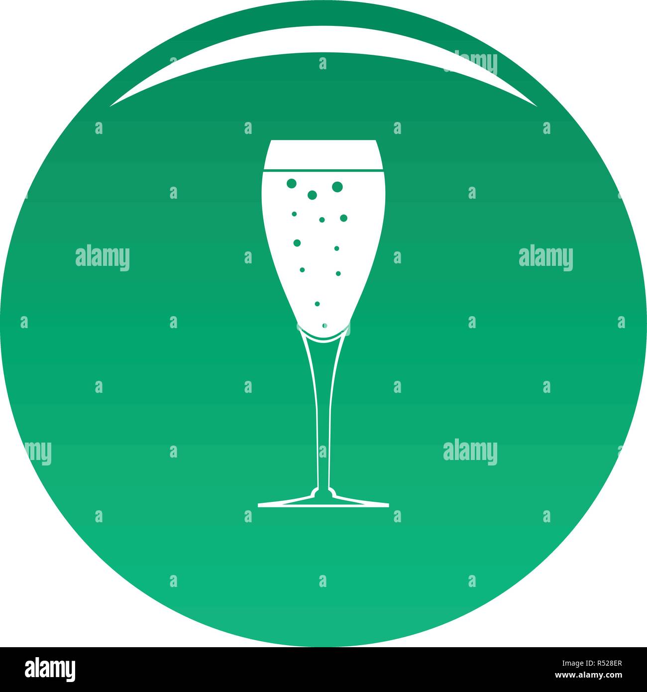 Full glass icon. Simple illustration of full glass vector icon for any ...