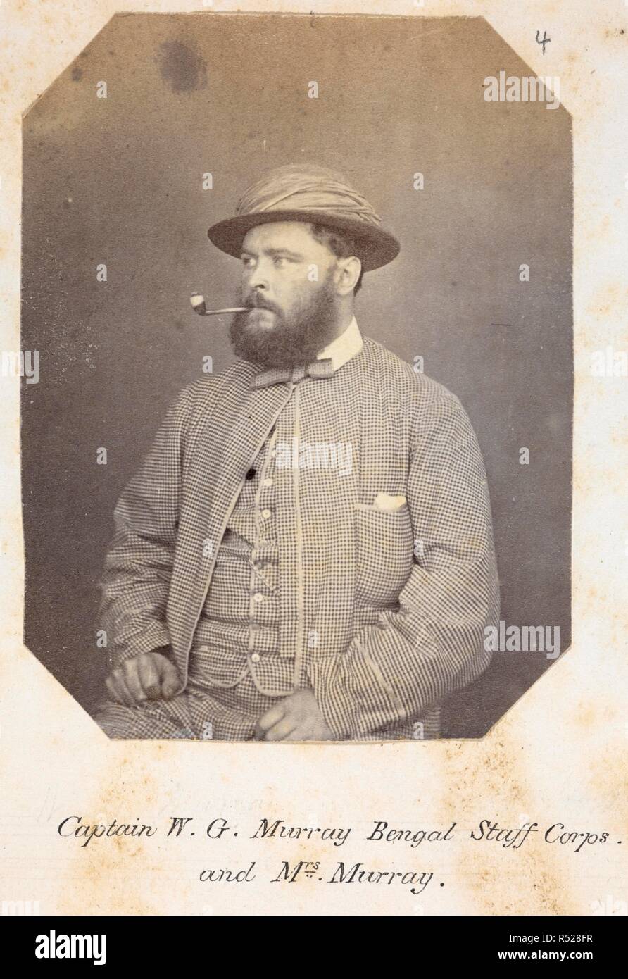 A portrait of Captain William George Murray, Bengal Staff Corps. c ...