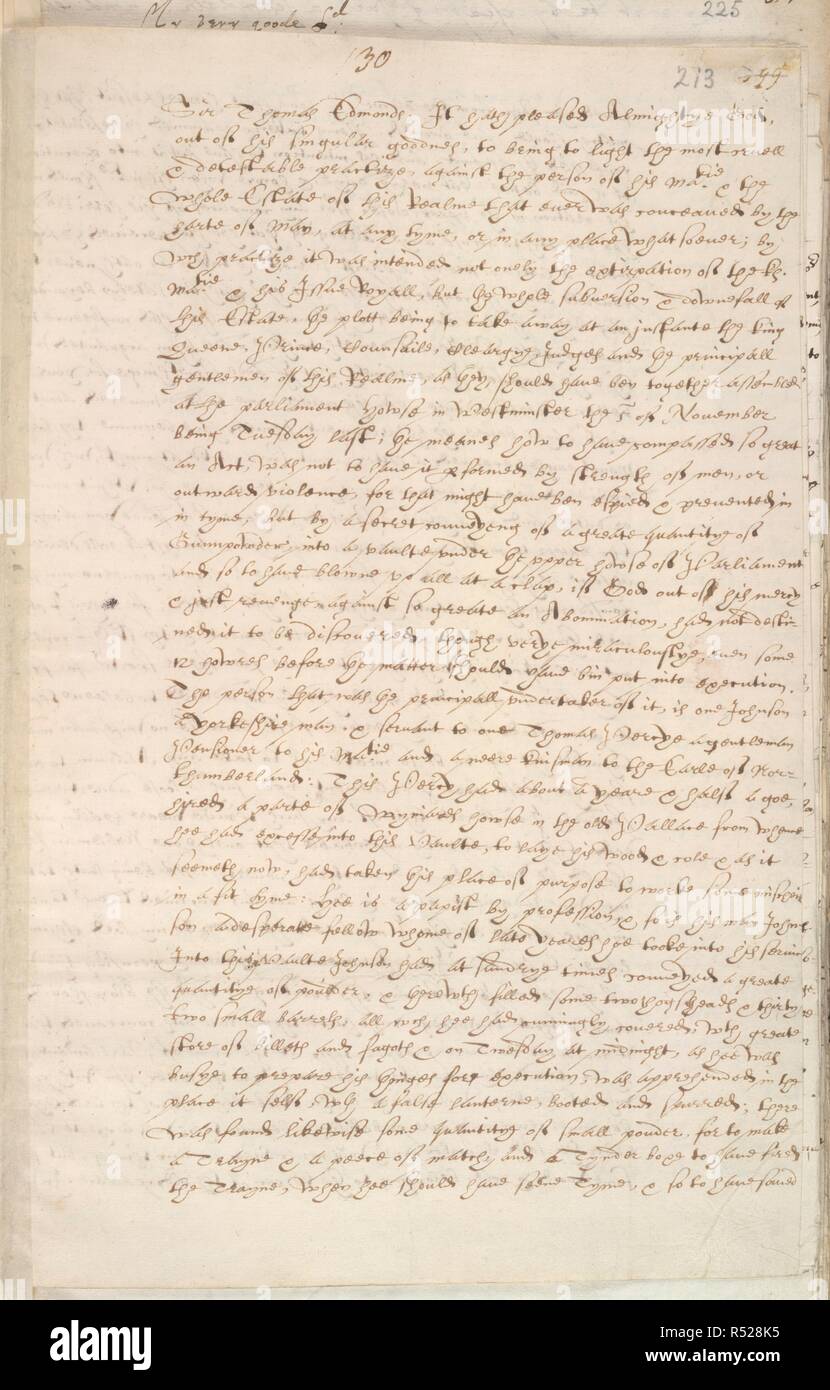 Account of the Gunpowder Plot. Edmondes Papers, Vol. III. England ...