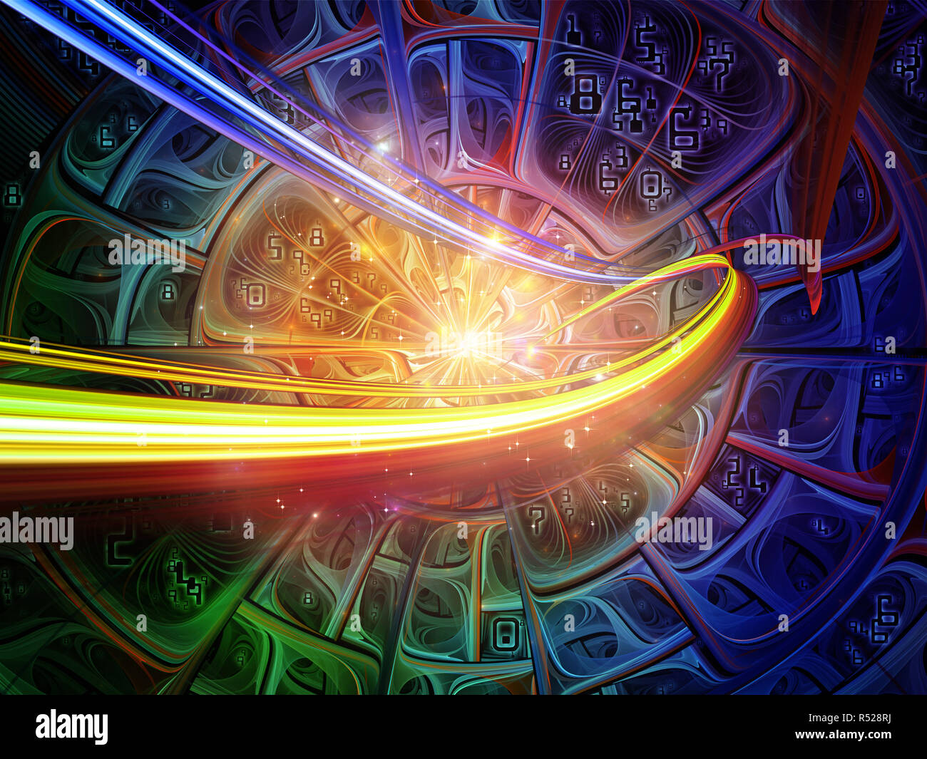 Propagation of Digital World Stock Photo - Alamy