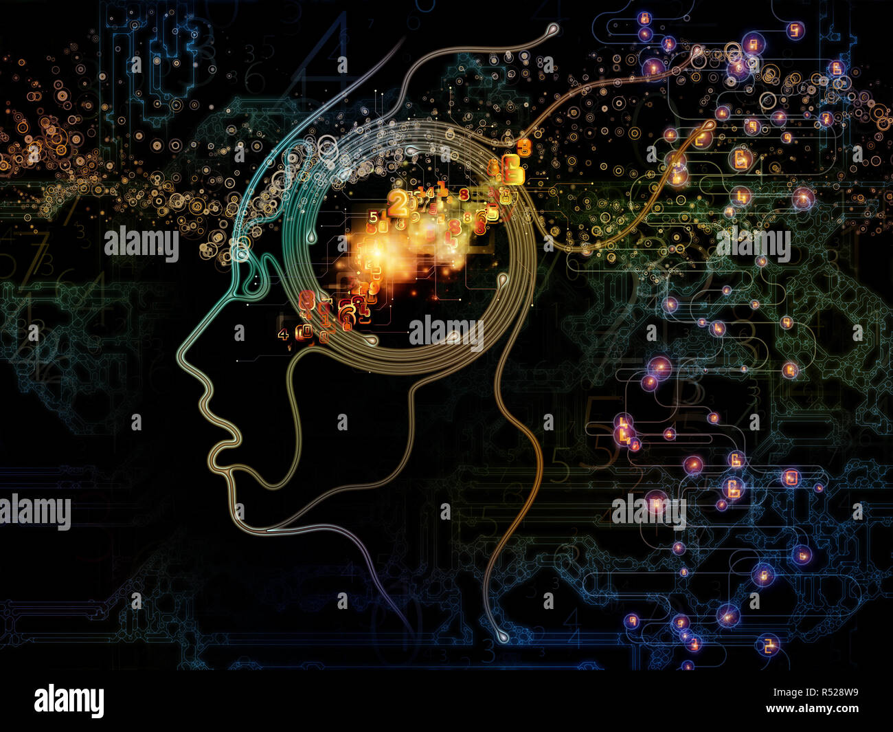 Illusion of Machine Consciousness Stock Photo - Alamy