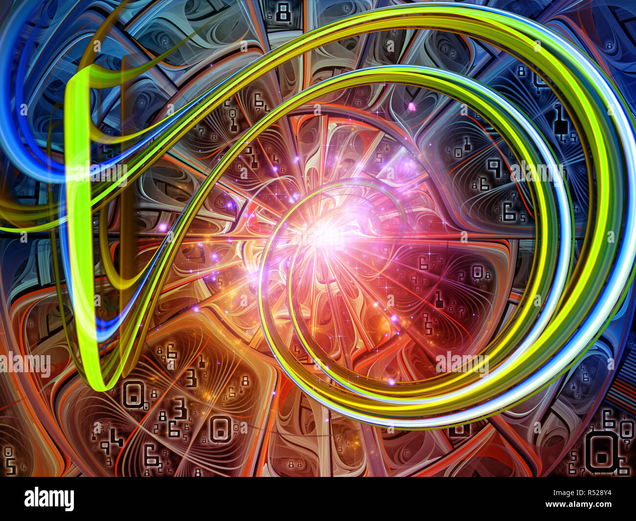 Evolving Digital World Stock Photo - Alamy