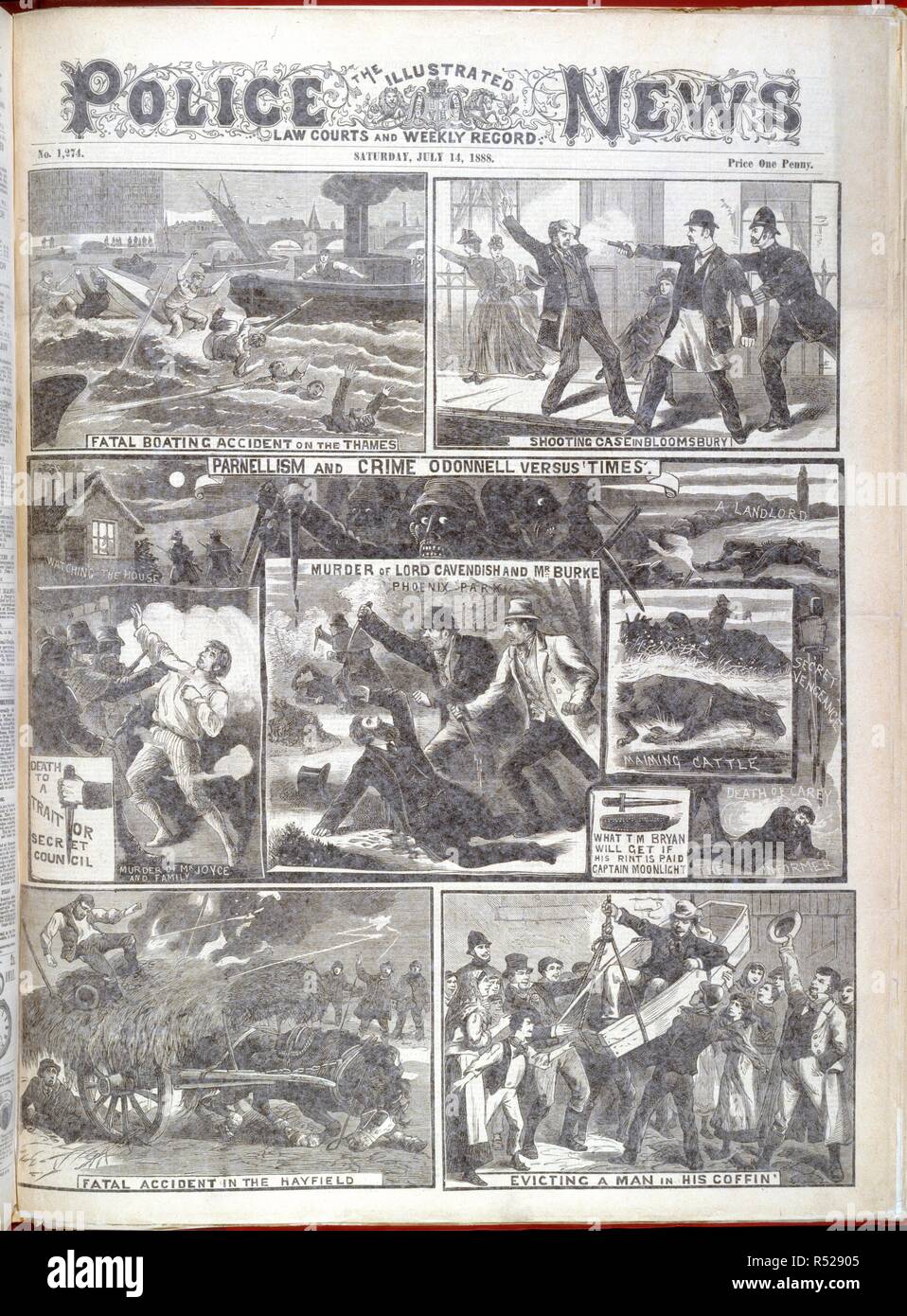 Illustrated police news 1888 hi-res stock photography and images - Alamy