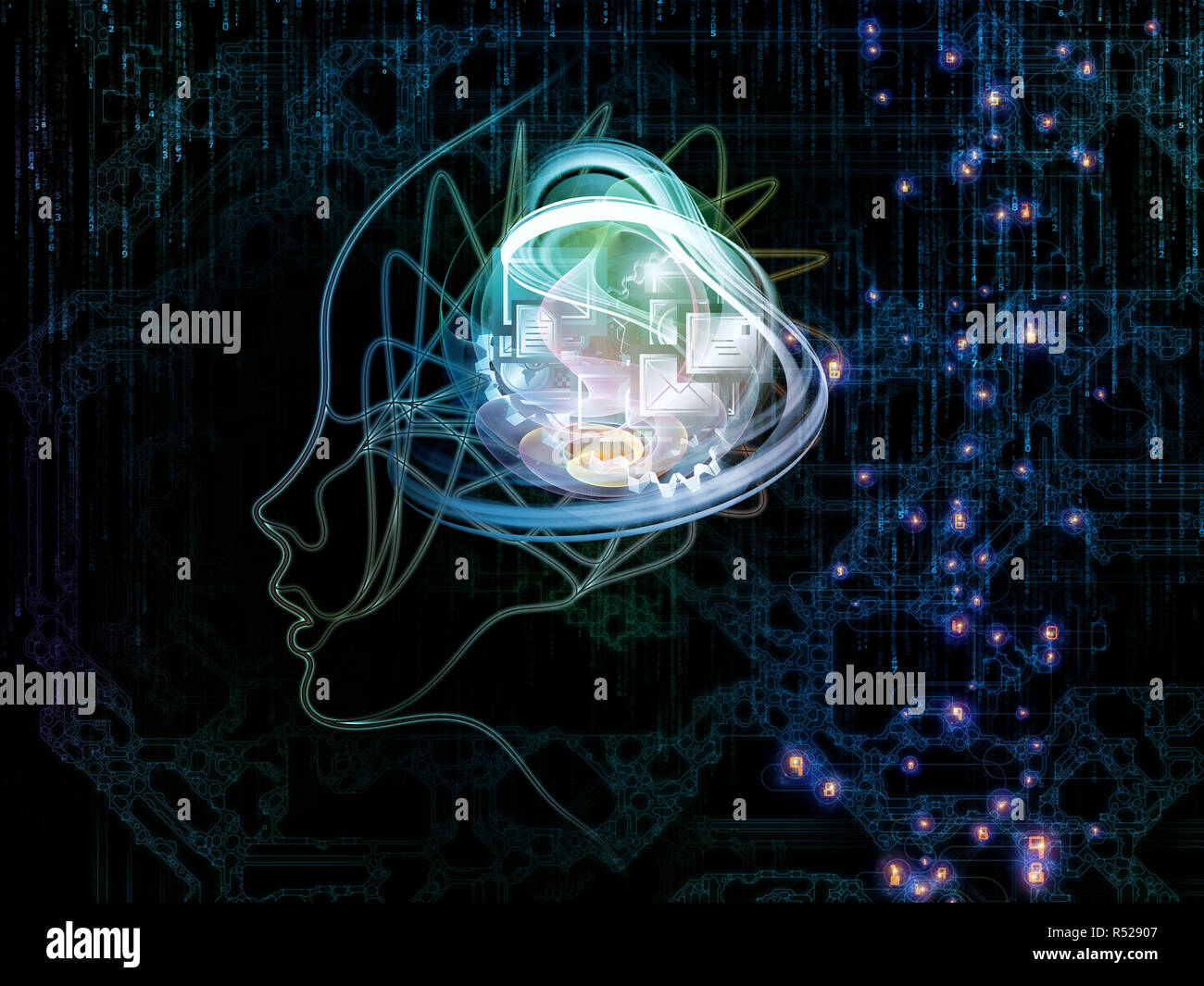 Depth of Machine Consciousness Stock Photo - Alamy