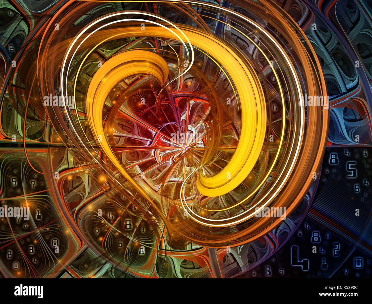 Vision of Digital World Stock Photo - Alamy