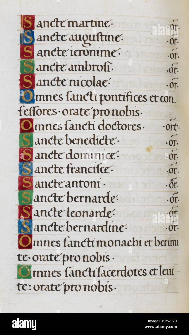 Litany of the saints hi-res stock photography and images - Alamy