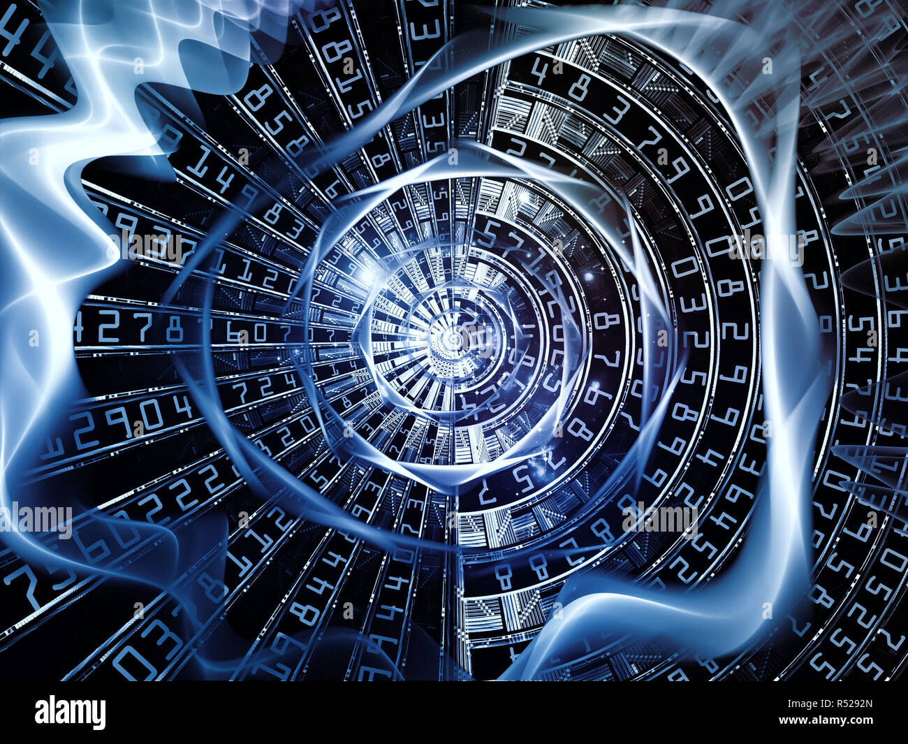 Secrets of World of Numbers Stock Photo - Alamy