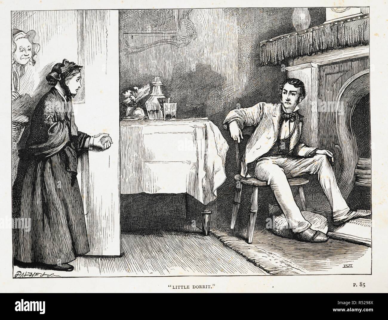 Amy ("Little") Dorrit enters the room of Arthur Clennam. . Little ...