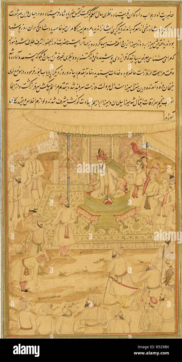 Humayun manuscript hi-res stock photography and images - Alamy