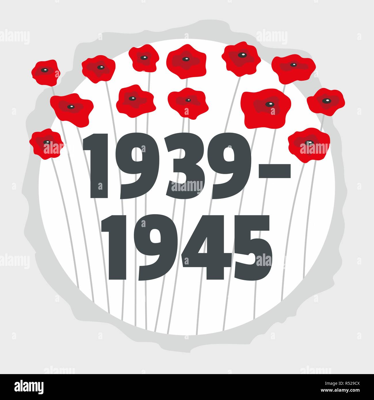 Ww2 soviet victory remember background. Flat illustration of ww2 soviet ...