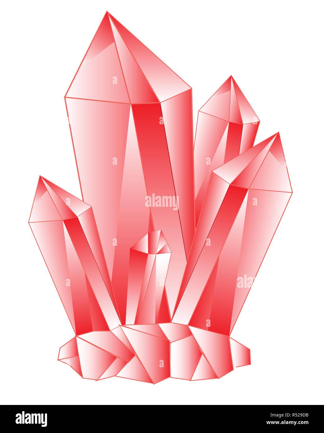 Crystal point vector hi-res stock photography and images - Alamy