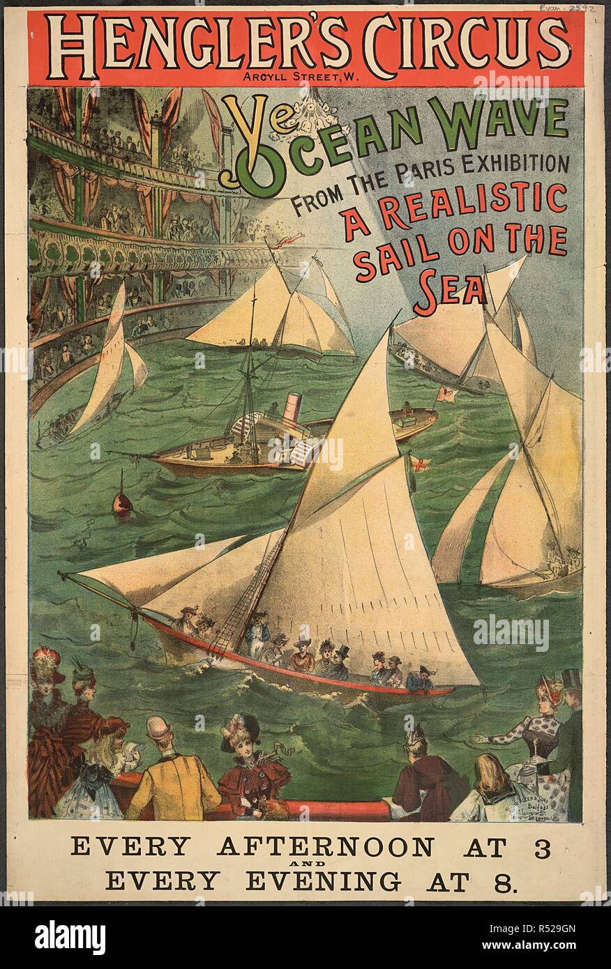 Victorian circus poster hi-res stock photography and images - Alamy