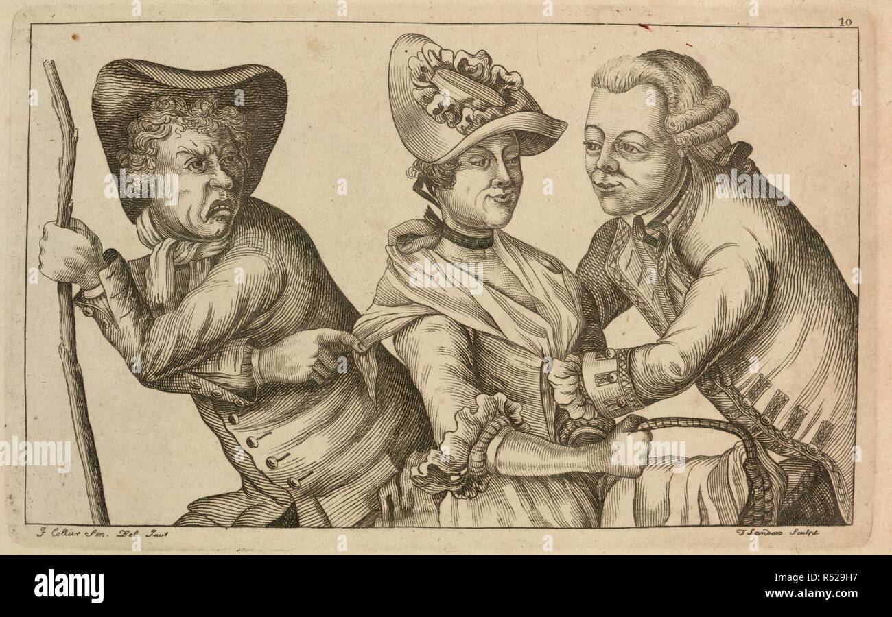 Human passions delineated in above 120 figures hi-res stock photography ...