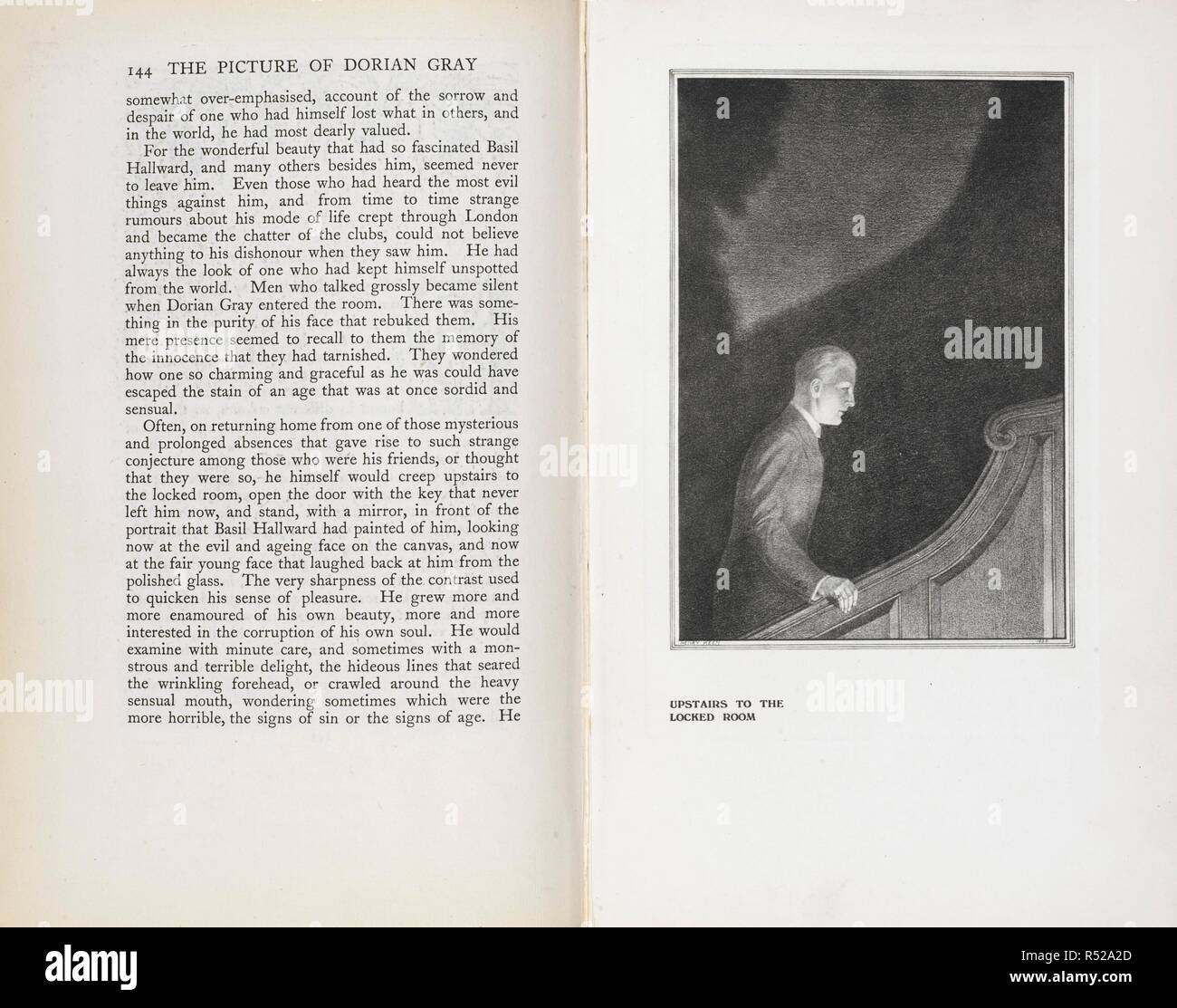 The picture of dorian gray illustration hi-res stock photography and ...