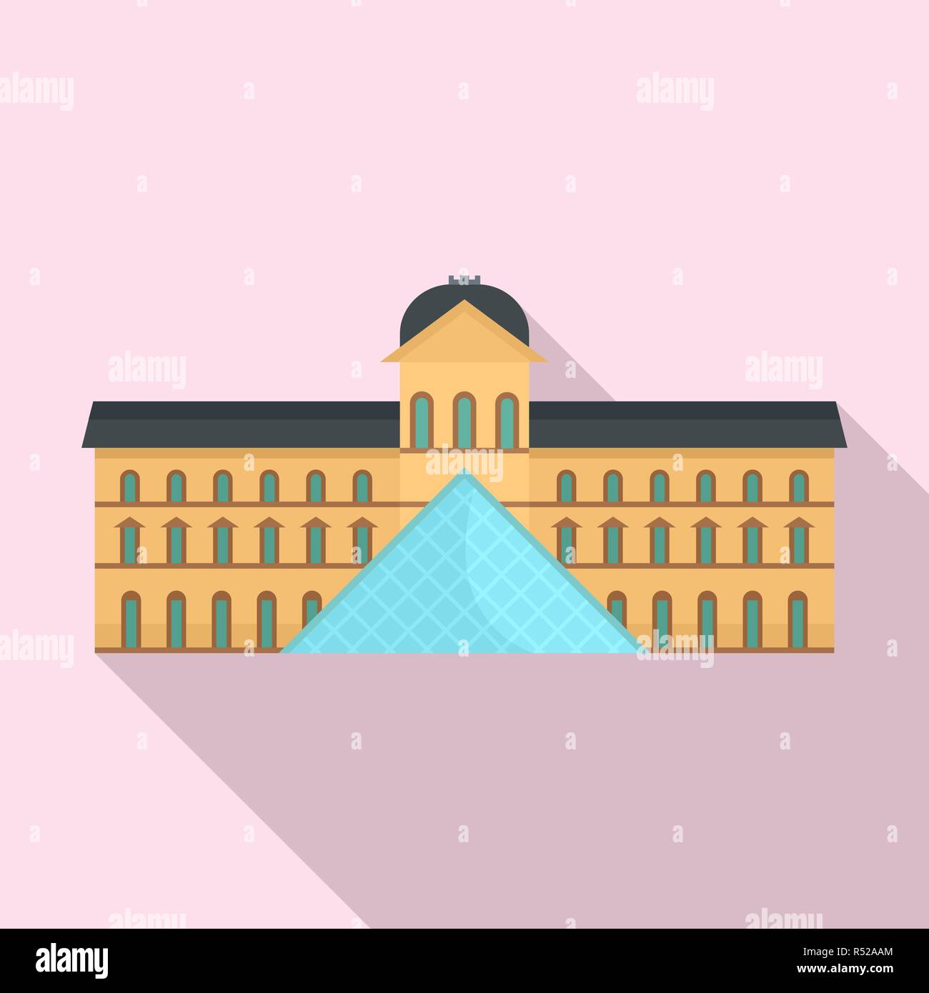 Louvre cafe Stock Vector Images - Alamy