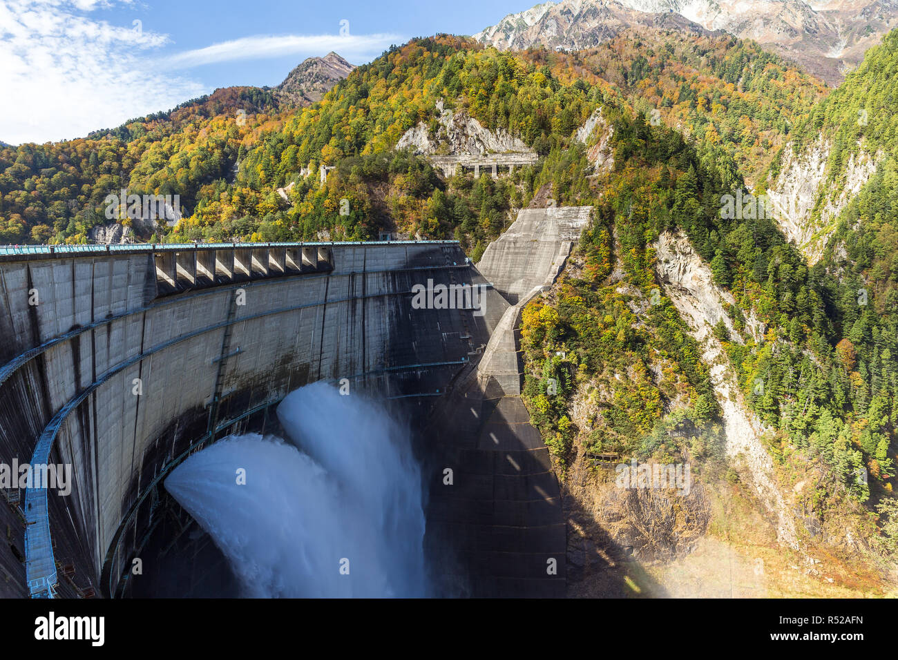 Kurobe Dam in Japan Stock Photo - Alamy