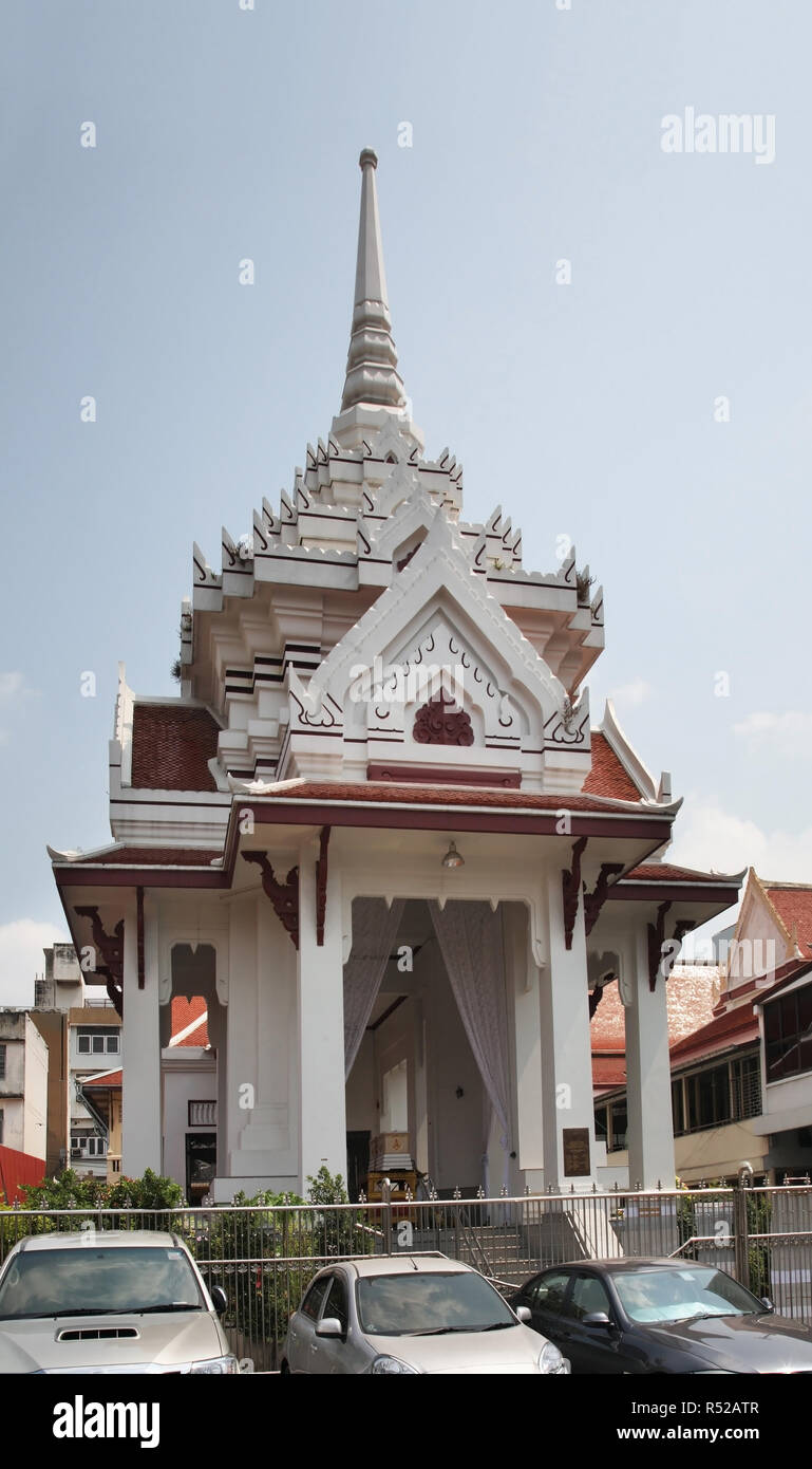 Wat Chakkrawat Ratchawat in Bangkok. Kingdom of Thailand Stock Photo ...