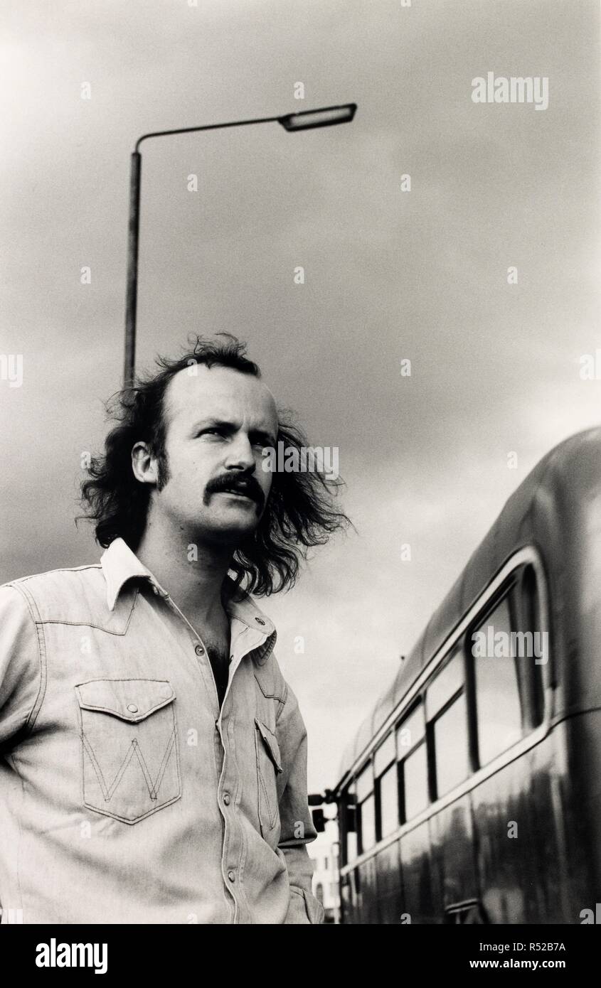 Jim Crace 1974. Portrait of Jim Crace. England. Portrait of an English ...