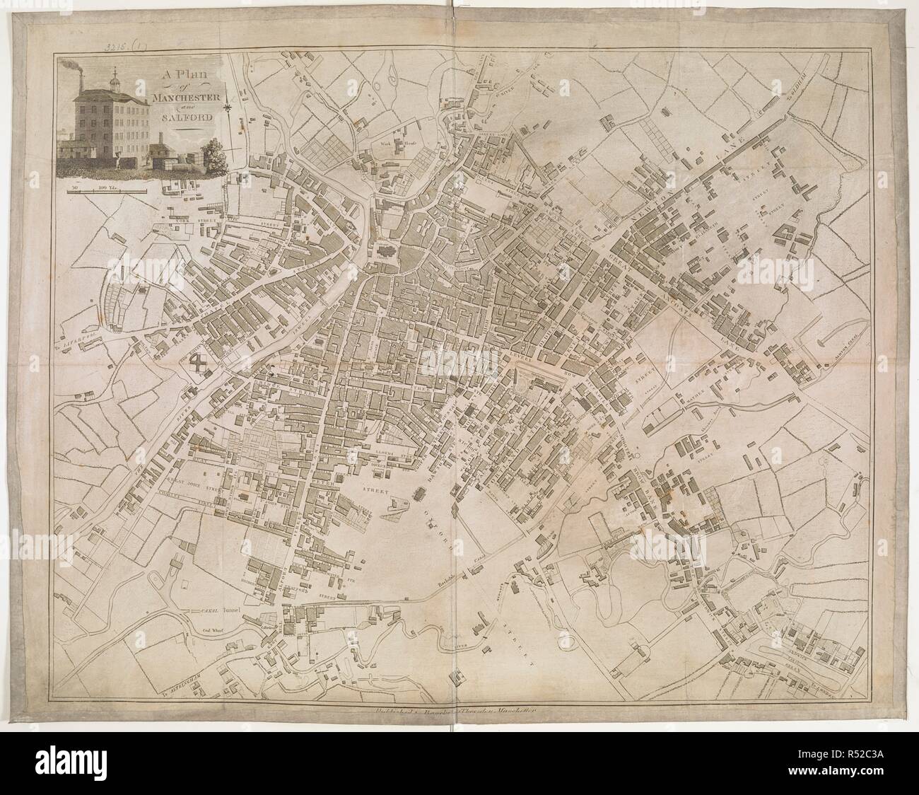 A plan of Manchester and Salford. A Plan of Manchester and Salford ...