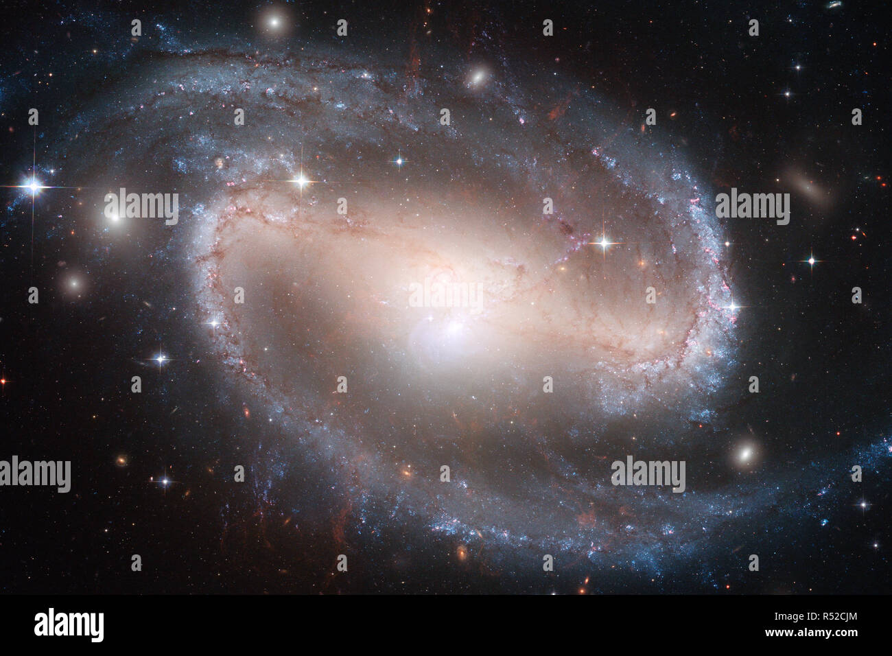Infinite beautiful cosmos background with nebula and stars. Elements of ...